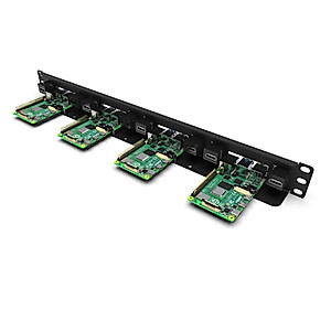 19 inch Rack Mount 1U for 1-4 pcs of Raspberry Pi 5