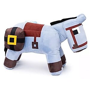 Minecraft Legends Horse 14 inch Pillow Buddy Basic Plush Character Soft Dolls, Video Game-Inspired Collectible Toy Gifts for Kids & Fans Ages 3 Years Old & Up