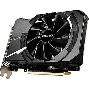 MSI Gaming GeForce RTX 3060 12GB GDRR6 192-Bit HDMI/DP PCIe 4 Single Fan Ampere OC ITX Graphics Card (RTX 3060 AERO ITX 12G OC)