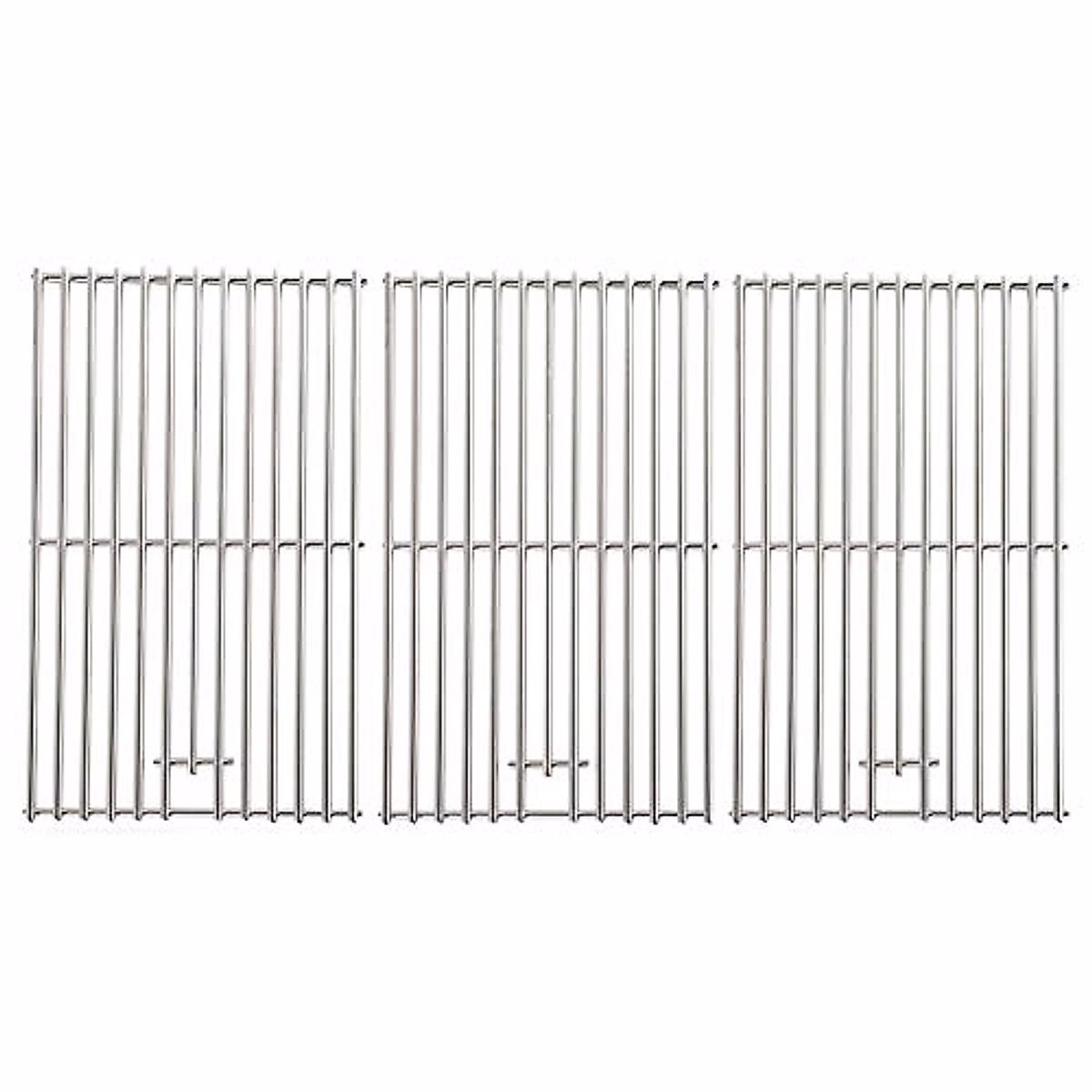 PETKAO 18 13/16 x 9 13/16" Stainless Steel Cooking Grill Grate for KitchenAid 720-0745B 720-0745A 740-0780 720-0709C 720-0826 720-0819 Nexgrill 720-0745 720-0745A 720-0745B, 3PCS