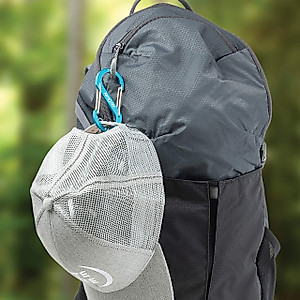 Nite Ize Dual Carabiner - Multiple S-Biner Sizes for Keys & Gear - Aluminum S-Biners for Car Keys, Keychains, & Camping Accessories - Size 2, Orange/Olive/Blue (3 Pack)