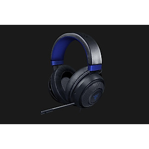 Razer Kraken for Console - Wired Console Gaming Headset (Custom-Tuned 50 mm Drivers, Cooling Gel-Infused Ear Cushions, Unidirectional Retractable Microphone, Cross-Platform) Black-Blue