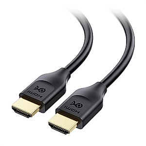 Cable Matters [Ultra High Speed HDMI Certified] 48Gbps 8K HDMI Cable 6.6 ft / 2m with 8K@60Hz, 4K@240Hz and HDR Support for PS5, Xbox Series X/S, RTX3080/3090, RX 6800/6900, Apple TV, and More