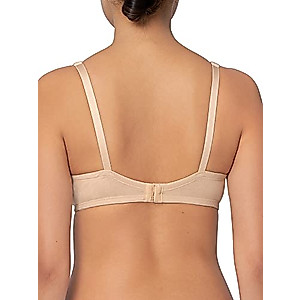 Fruit of the Loom Women's T-Shirt Bra, Black Hue/Sand/White, 36C