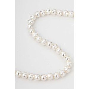 BABEYOND Round Imitation Pearl Necklace Wedding Pearl Necklace for Brides (Diameter of Pearl 8mm)