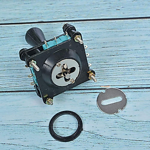 Comimark 1Pcs CV4-YQ-04R2G Fixing Thread Joystick Switch 2.5mm Joystick 360 Degree 4NO 4NC