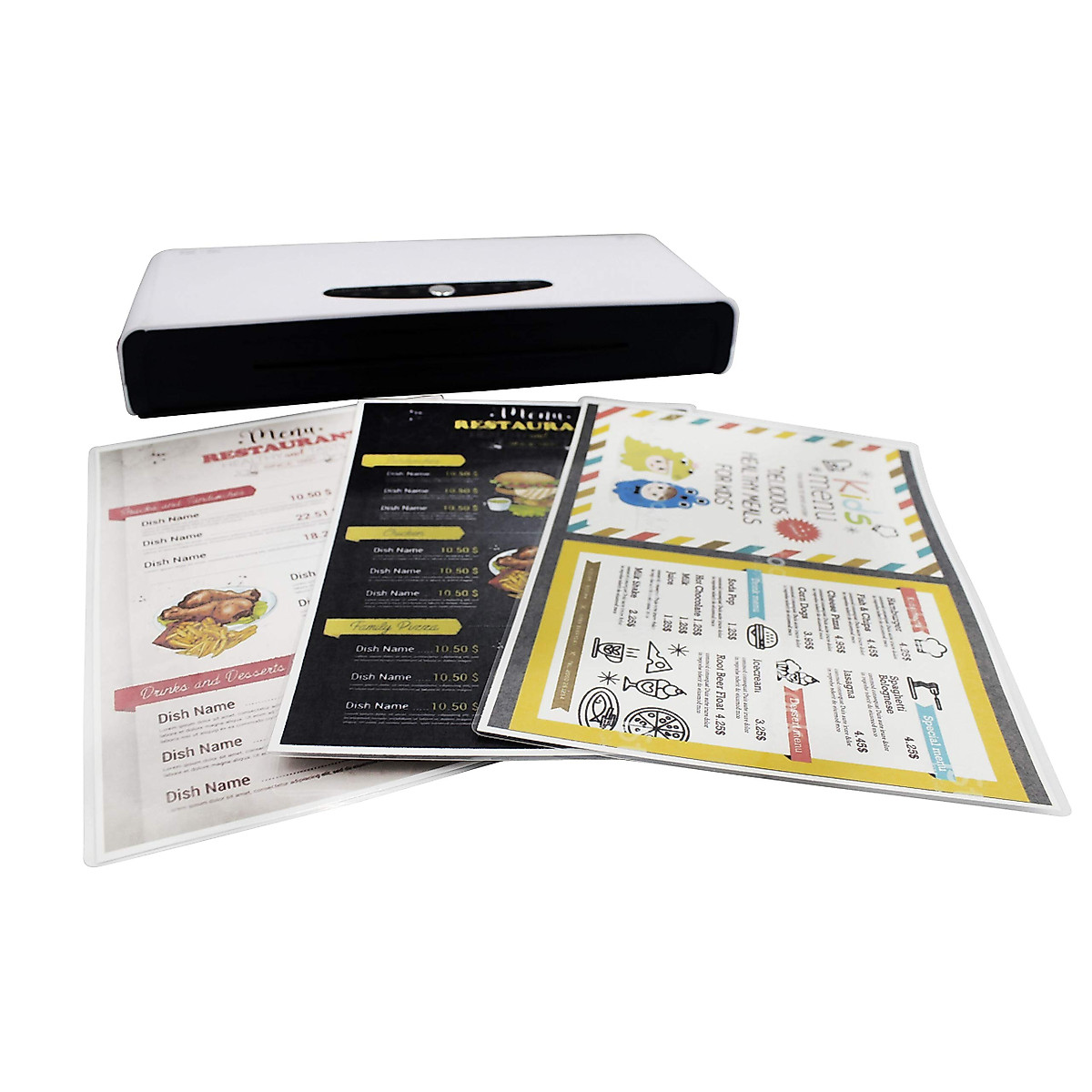 Optiazure Thermal Laminating Pouches 9"x11.5" Inches, 3mil 200Pack, Laminated Paper, Clear, Letter Size