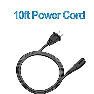 Hanorld UL Listed AC Power Cord Cable for Sony PS5 PS4 / Slim PS3 / Slim Playstation 4 3 5 Power Supply Cord Replacement