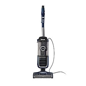 Shark NV151 Navigator Pro Complete Upright Vacuum with HEPA Filtration, Swivel Steering, Power Brush, Crevice Tool & Upholstery Tool, for Pet Hair & Multi-Surface Cleaning, Navy, 0.87 Qt. Dust Cup