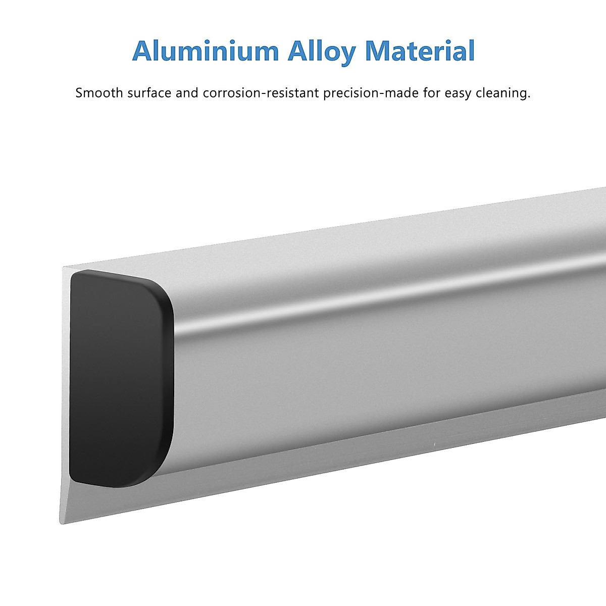 2PCS Restaurant Order Ticket Holder,12 Inch Aluminum Wall-Mounted Receipt Holder for Restaurant Silver Job Ticket Holder for Commercial Slide Check Rack for Kitchen Office Cafes Bar