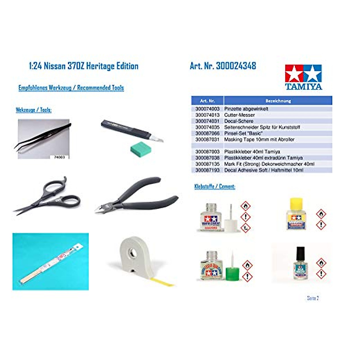 TAMIYA 24348 Nissan Fairlady Z Heritage Edition 1/24 Scale kit