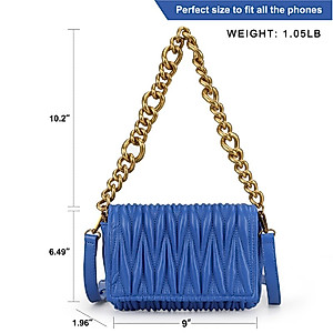 Montana West Crossbody Bags for Women Satchel Purses and Handbags Quilted Cute Purses MWC-060ABL