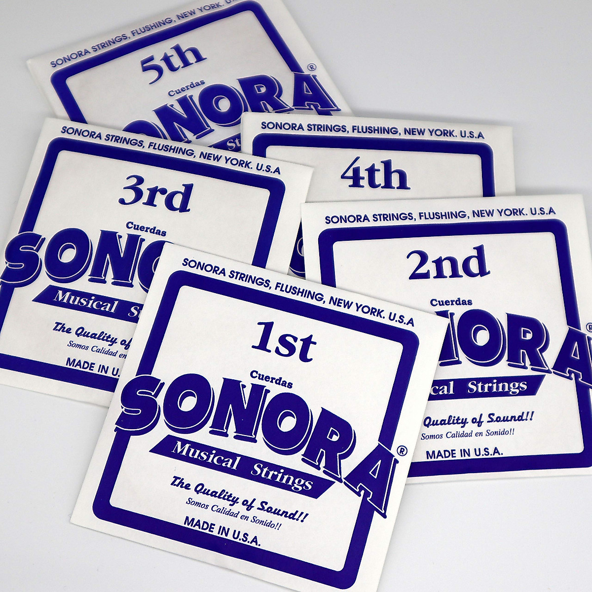 Made In USA, Sonora Strings SN75 G Bajo Quinto Phosphor Bronze Wound Ball End, The Quality of Sound