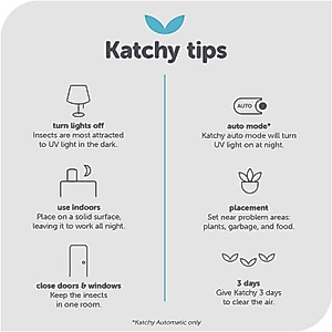 KATCHY Insect Trap Refillable Glue Boards (Set of 4)