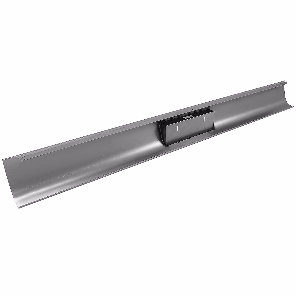 KUAFU Rear Bumper Roll Pan Compatible with 1967-1972 Ford F100 Fleetside Steel Rollpan w/License Plate Hole & LED Light
