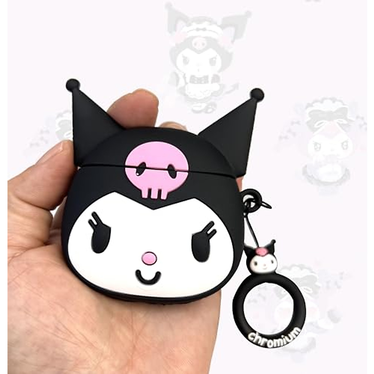 2Pack Cartoon Cases Cover for Airpod 1&2,Kawaii Funny 3D Cartoon Anime Character Unique Fancy Soft Silicone Charging Case Cover Suitable for Men and Women
