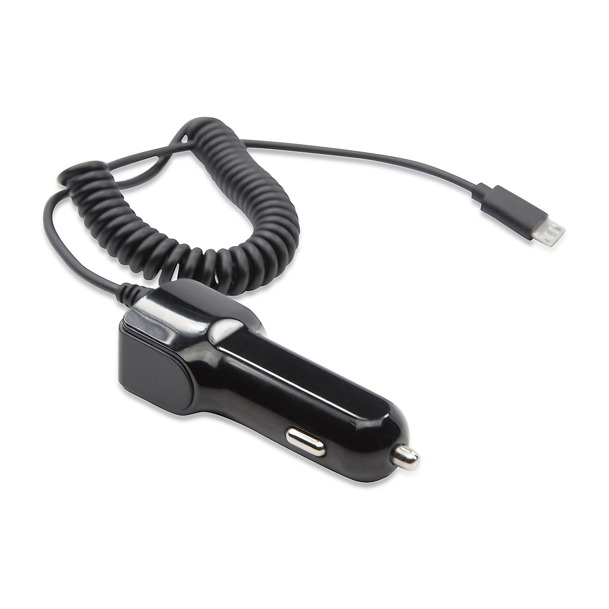 BoxWave Car Charger Compatible with Plum Ram 8-3G - Car Charger Plus, Car Charger Extra USB Port with Integrated Cable for Plum Ram 8-3G - Black