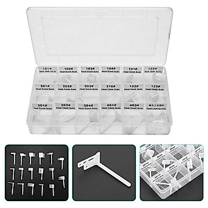 ASHATA Hard Drive Head Replacement Comb, Practical Hard Drive Repair Head Tool Set, Hard Disk Magnetic Head Data Recovery HDD Repair Tool for SAS and SCSI of 2.5" or 3.5"(50Pcs/Kit)