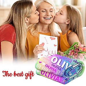 Personalized Baby Blanket, Custom Name Blanket for Kids, Babies & Adults, Custom Blankets for Girls Boys, Unique Baby Gifts for Birthday Christmas Memorial Day