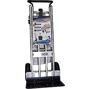 Cosco 3-in-1 Aluminum Hand Truck/Assisted Hand Truck/Cart w/ flat free wheels (Looop Handle)