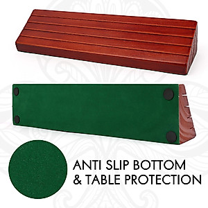 LotFancy Playing Card Holder for Kids, Adults, Seniors, Large Wooden Hands Free Card Holders for Family Card Game Nights, Canasta, Poker Parties, 13.8” Long Version