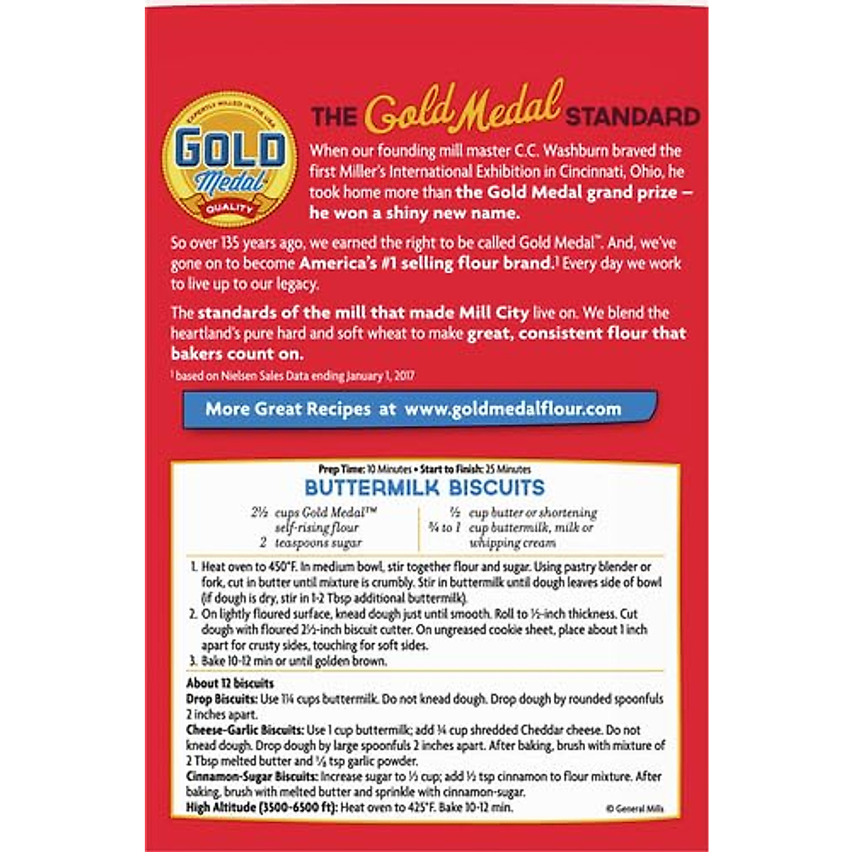 Gold Medal Premium Quality Self Rising Flour For Baking, 5 lb