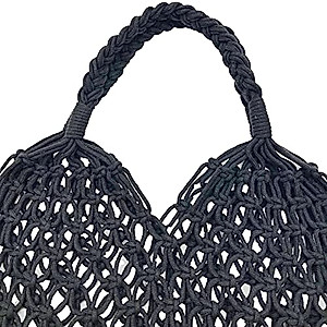 Lytosmoo Straw Beach Tote for Women Summer Beach Bag Woven Tote Bag Handbags
