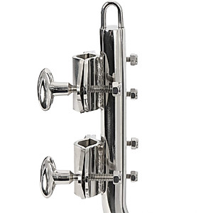 Homend Stainless Steel Storage Rack Kayak Boat Rail Mounted fit SUP Surfboards,Longboards and Stand up Paddle Boards.