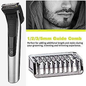 3mm Comb Trimmer Clipper for Philips OneBlade, Facial Hair Clippers Beard Trimmer Guide Comb, Replacement Shaver Comb