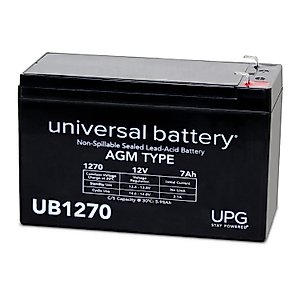 Universal Power Group UPG Security Alarm System Battery 12V 7.2AH SLA Security Certified-Electronics