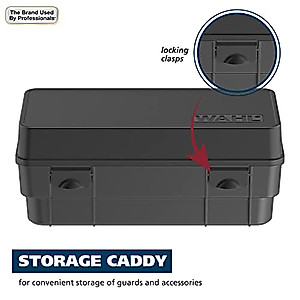 Wahl Genuine Elite Guide Comb Set with Colored Metal Clips and Hair Clipper Guard Organization Caddy, 12 Full Size Attachment Guards from 1/16” to 1” for Increased Cutting Performance - 3291-300