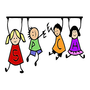 CafePress Cute Kids Cartoon Holding Speech Words Mugs Ceramic Coffee Mug, Tea Cup 11 oz