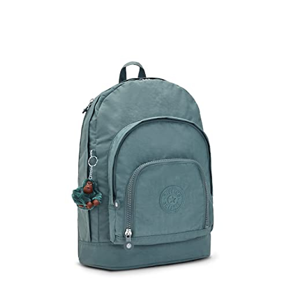 Kipling Women's Harper Backpack, Organize Accessories, Adjustable Padded Straps, Top Carry Handle, Nylon Bag, Light Aloe Tonal, 12.75" L x 16.75" H x 8" D