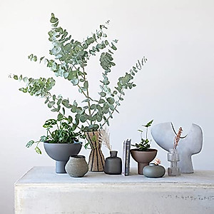 Bloomingville Decorative Metal Footed, Grey Bowl