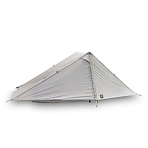 Six Moon Designs Ultralight Gray Haven Tarp and Haven NetTent Bundle - Includes, 2 Person, 18 oz. Haven Tarp and 16 oz. 2 Person Haven NetTent