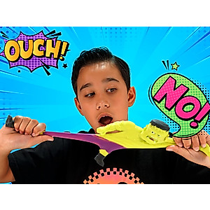 JA-RU Squishy Monster 6 Inch (3 Stretchy Toys Assorted) Stretch Action Figures & Bendy Toys for Kids. Stress Relief Fidget Toys. Anger Management Toys. Superhero Party Favors. 4306-3s