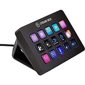 Elgato Stream Deck MK.2 – Studio Controller, 15 macro keys, trigger actions in apps and software like OBS, Twitch, ​YouTube and more, works with Mac and PC