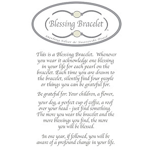 Made As Intended Silver Blessing Bracelet, Regular Size