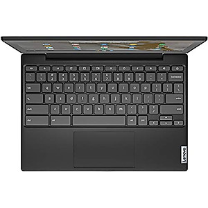 Lenovo Chromebook 11" HD Laptop, AMD A-Series A6 Processor, AMD Radeon Graphics, 4GB DDR4 Memory, 64GB Storage (32GB eMMC+MTC 32GB Flash Memory), Long-Lasting Battery, Chrome OS, Onyx Black