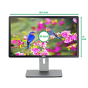 Dell P2314HT Monitor Full FHD 1920 x 1080, Display Port, VGA, DVI, 16.7 Million Colors, 8 ms Response time, 178 Degree Viewing Angle, 30-83 kHz Refrest Rate (Renewed)