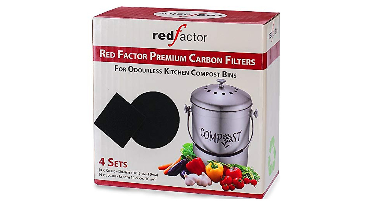 RED FACTOR Extra Thick Charcoal Filters for Compost Bins