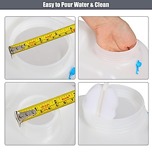 RedSwing 4.9 Gallon/18.5L Portable Water Container with Spigot, Water Storage Carrier for Camping Outdoor Hiking Backpacking, BPA Free