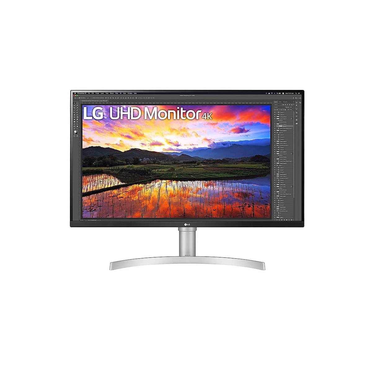 LG 31.5” HDR10 IPS UHD 4K Monitor (3840x2160) with DCI-P3 95% (Typ.), AMD FreeSync, Dynamic Action Sync, Black Stabilizer, MAXX Audio & Ergonomic Design (32BN67U-B)