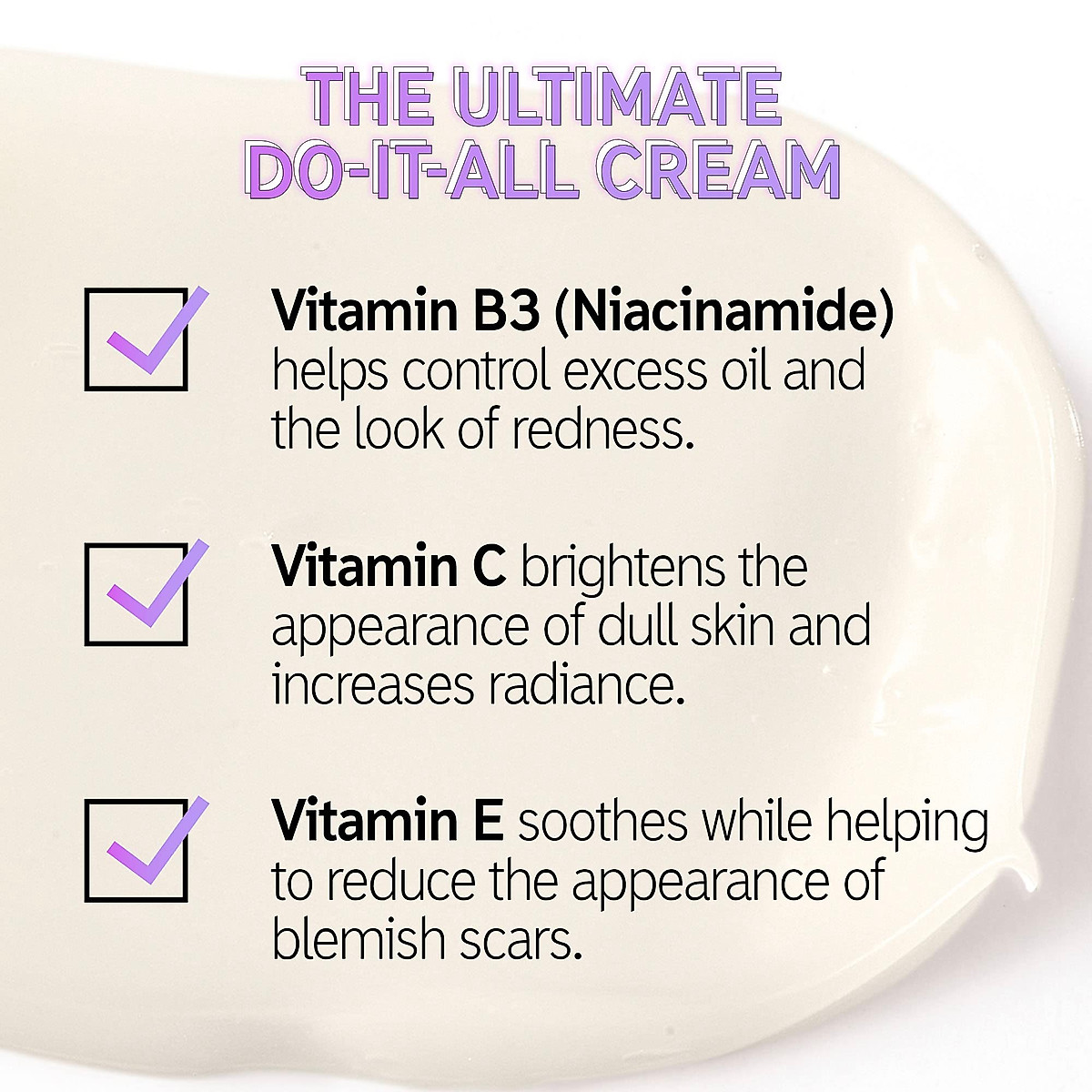 The INKEY List Vitamin B, C And E Moisturizer, Daily Moisturizer for Healthy Looking Skin, Vegan, Cruelty-Free, 1.7 oz