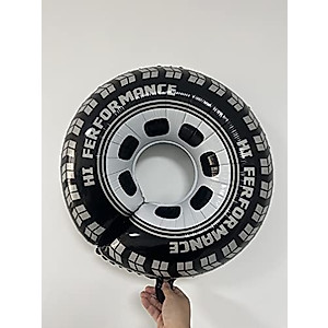 CYMYLAR 5pcs 30inch wheel balloons-race cars hot wheels birthday party decorations supplies for men. cars theme birthday party decorations.