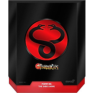 Super7 ULTIMATES! Thundercats Mumm-Ra The Ever-Living and Ma-Mutt - 8" Thundercats Action Figure with Accessories Classic Cartoon Collectibles and Retro Toys