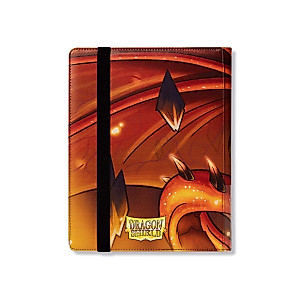 Arcane Tinman AT-34807 Binder: Dragon Shield 18 Pocket (Sideload) Portfolio, One Size, Rends Hear Red