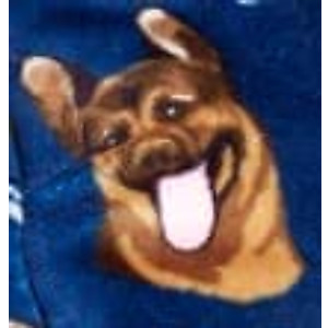 German Shepherd Super Soft Slippers - E&S Pets - German Shepherd Gifts - Cozy House Slippers - Non Skid Bottom - One Size Fits Most - Sherpa slipper - Pet Lover Gifts For Men And Women