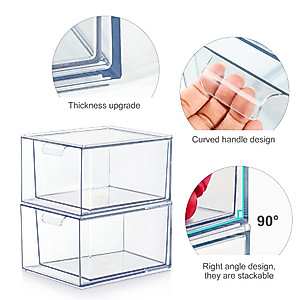 2 Layers Coffee Pod Organizer Drawer for Coffee Packet Accessories, K Cup Holder and Coffee Creamer Storage