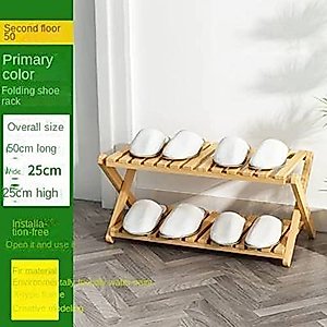 MBETA Wholesale Solid Wood Foldable Simple Installation-Free Shoe Rack Multi-Layer Storage Space-Saving Dormitory Home Balcony Door